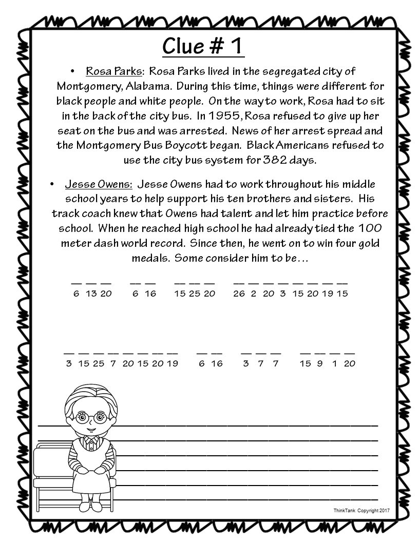 Black History ESCAPE ROOM #2 - Amped Up Learning