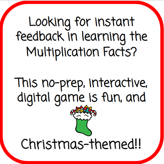 Thanksgiving Multiplication Flashcard Game