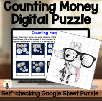 Counting Money- Digital Self Grading Puzzle