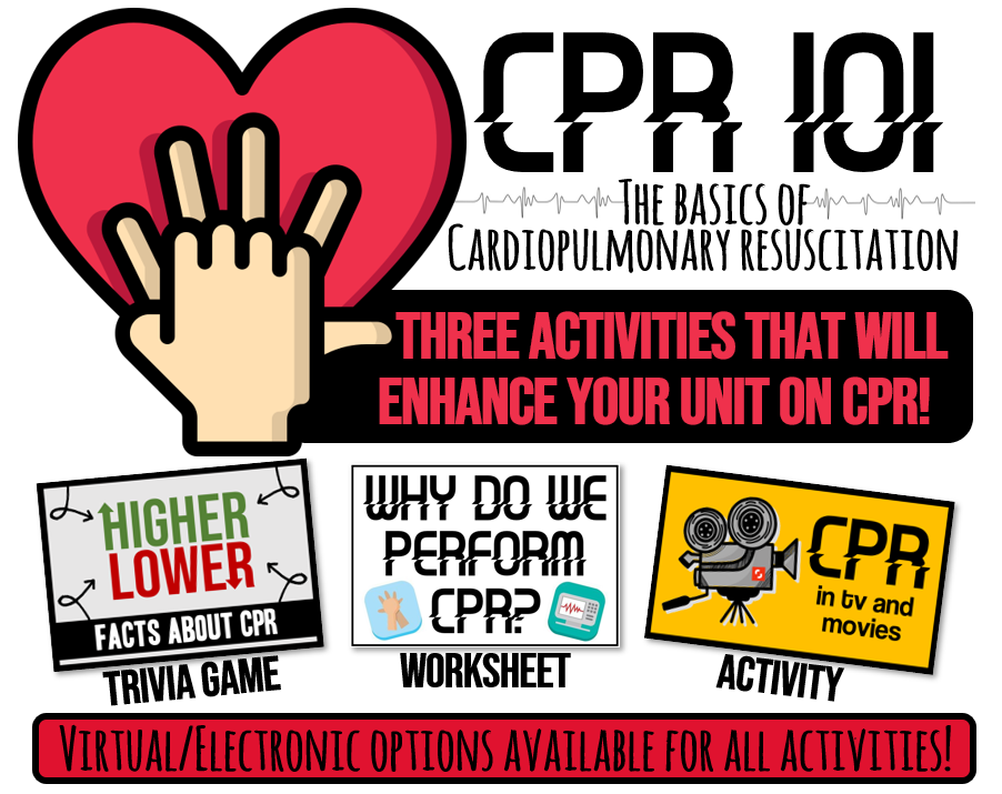 CPR 101- 3 Activities to Support and Enhance the Basics of CPR - Amped Up Learning