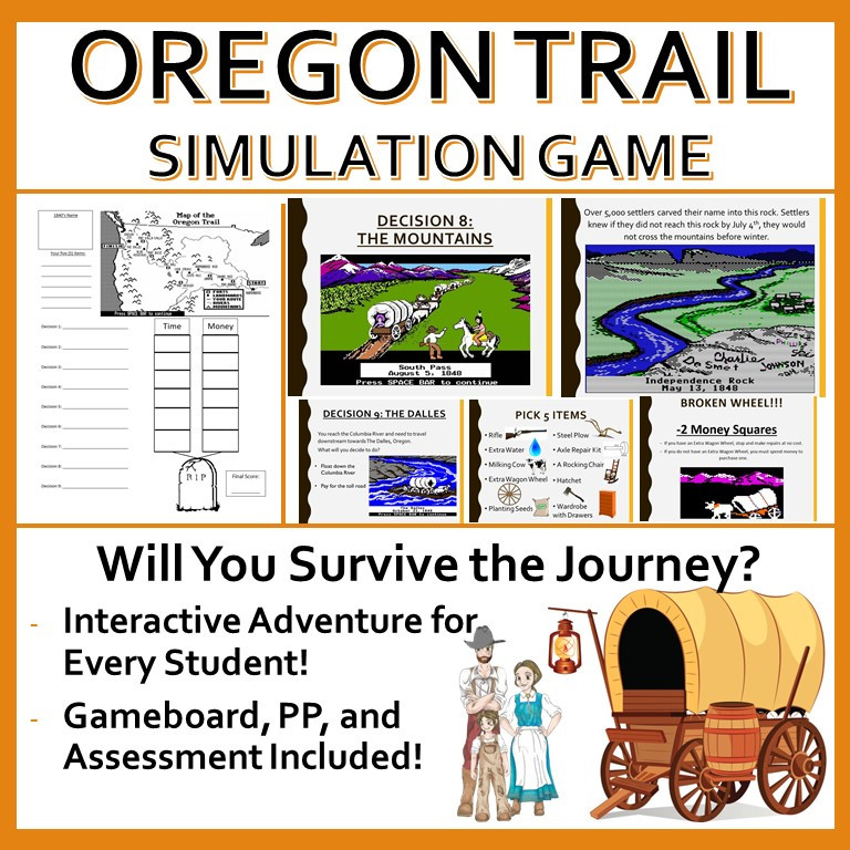 Oregon Trail Simulation Game