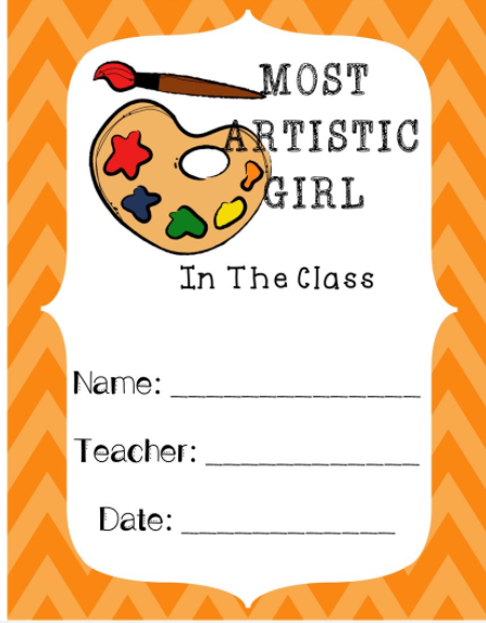 End of the Year Memory Book and Class Awards-Digital and Printable