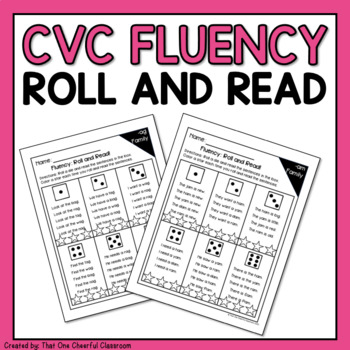 NO PREP CVC Fluency - Roll & Read
