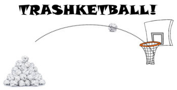 Trashketball Review Game Template. Fun GIFs! Any Subject. Editable ...
