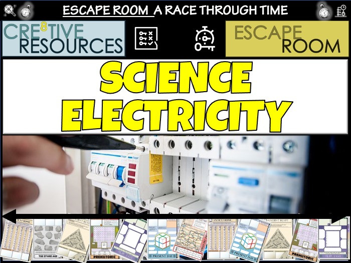 Electricity Bundle: Escape Room, STEM Challenge, Component Posters ...
