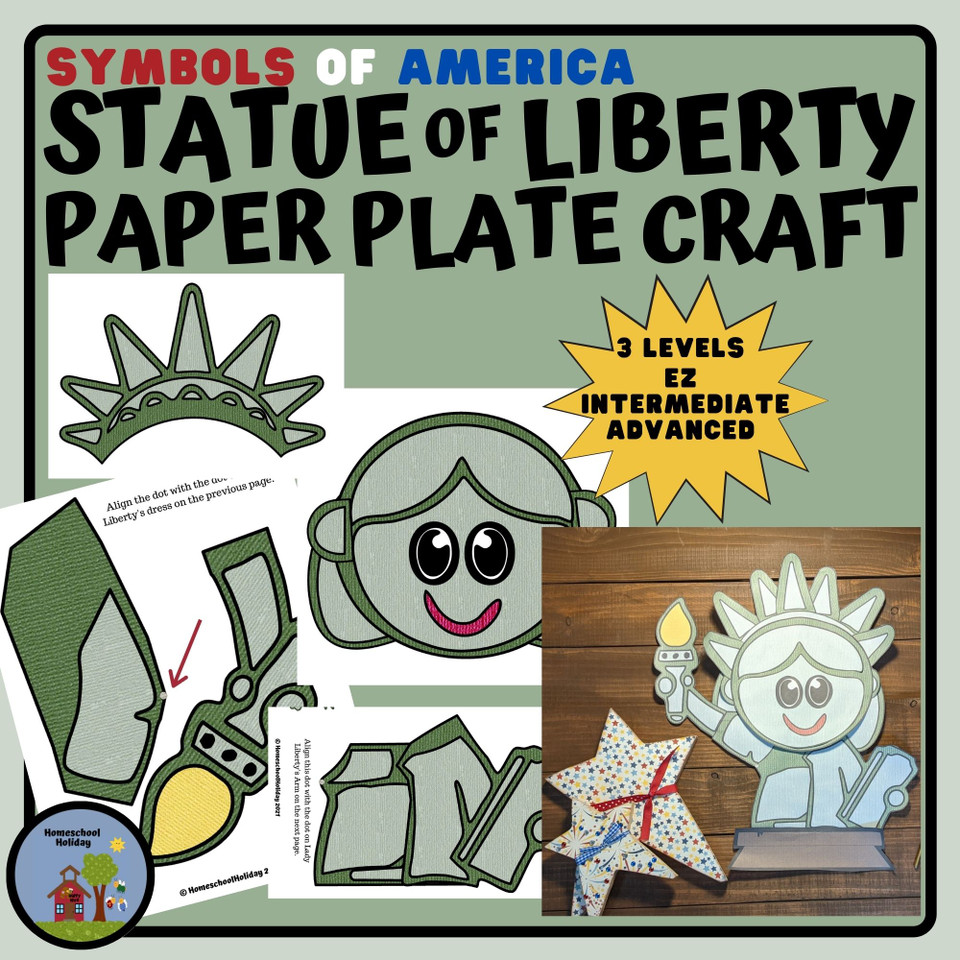Uncle Sam Paper Plate Craft