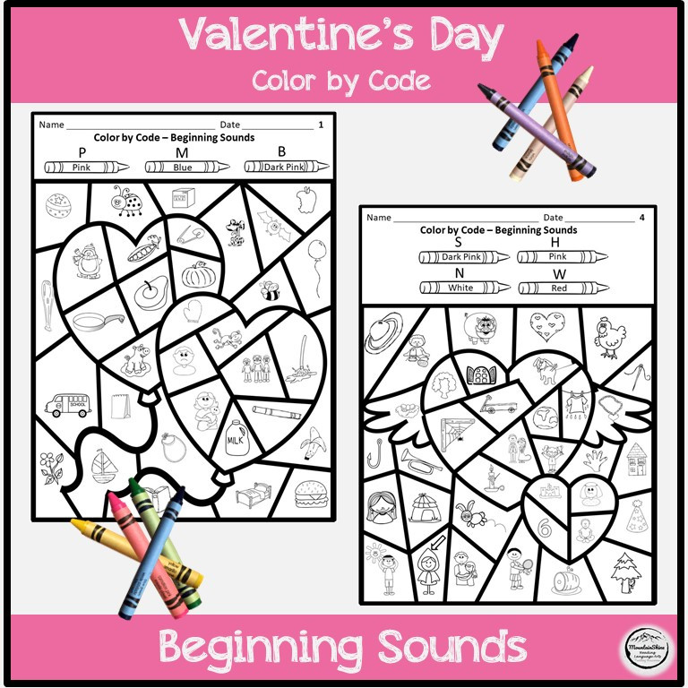 Beginning Sounds Worksheets for PowerPoint or Print