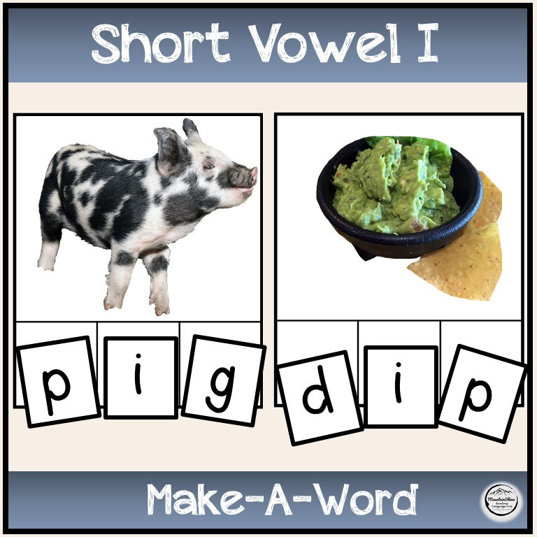 CVC Short Vowel E Bundle Make-A-Word, Puzzles, Worksheets & Flashcards