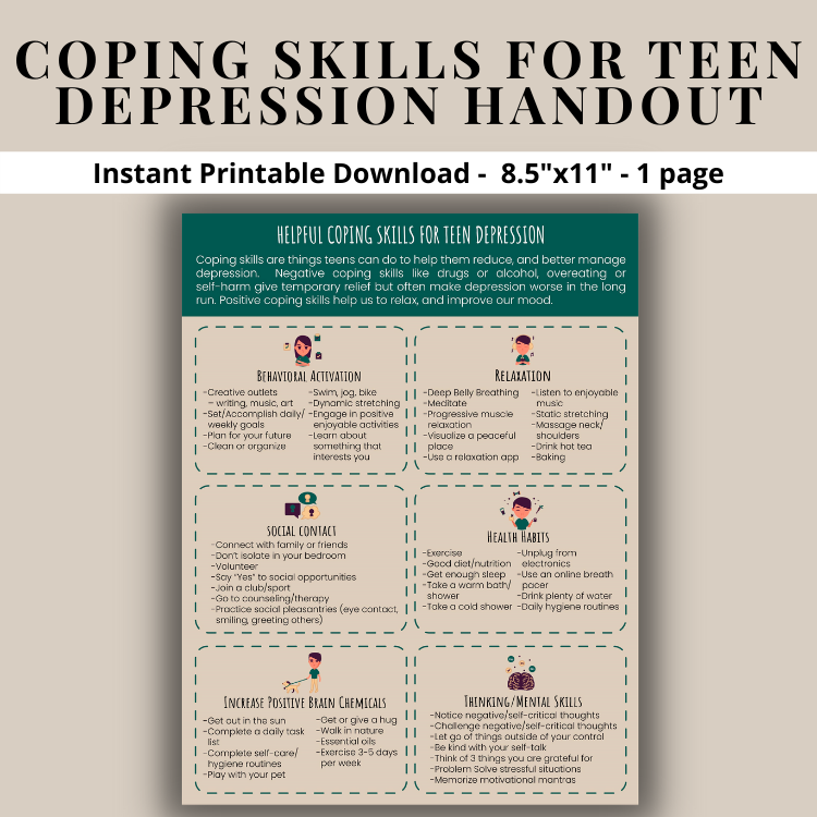 Depression Coping Skills Teens - Coping Strategies - Coping With Teen ...