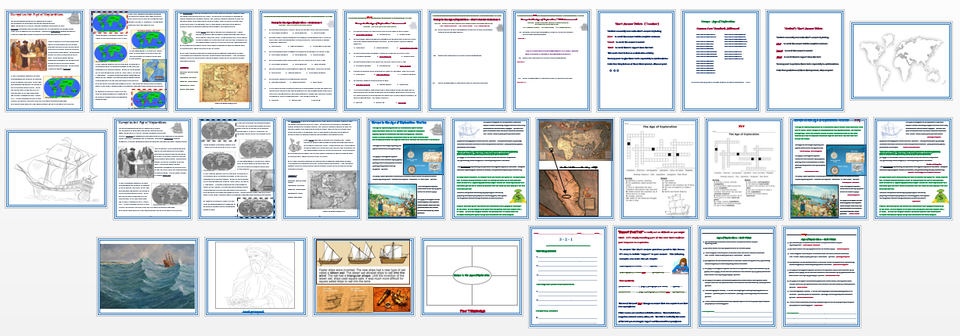 Europe in the Age of Exploration + Assessments - Amped Up Learning