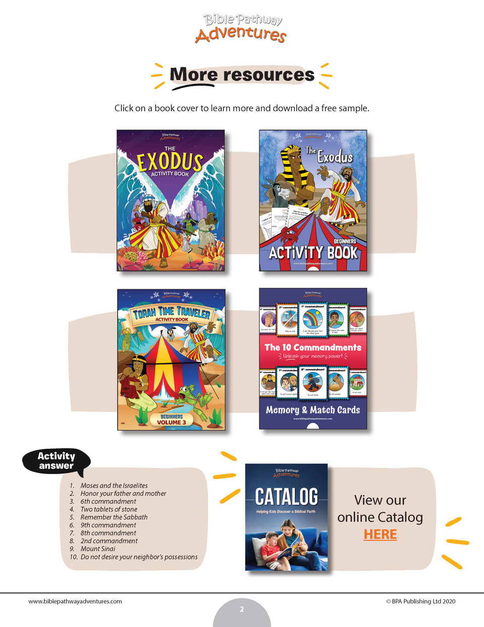 Ten Commandments Puzzle - Amped Up Learning