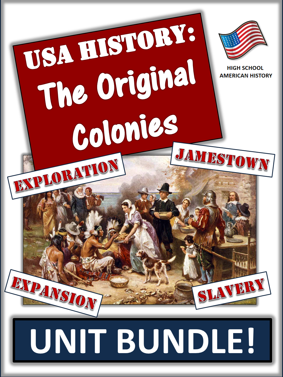 Thirteen Colonies Bundle - Over 75+ Pages/Slides of Activities and ...