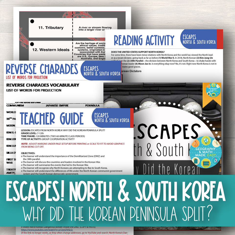GEOGRAPHY: ESCAPES! FROM NORTH KOREA. WHY DID KOREA SPLIT?