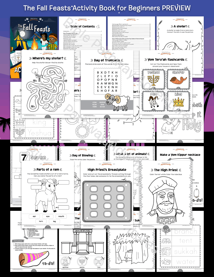 Feast of Tabernacles Activity Book (Sukkot)