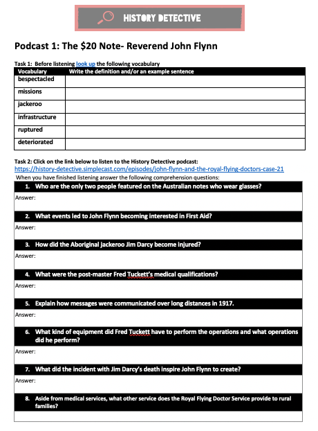 The Australian $20 Note Podcast John Flynn & Mary Reiby