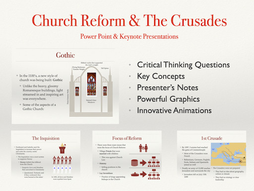 Church Reform and the Crusades History Presentation
