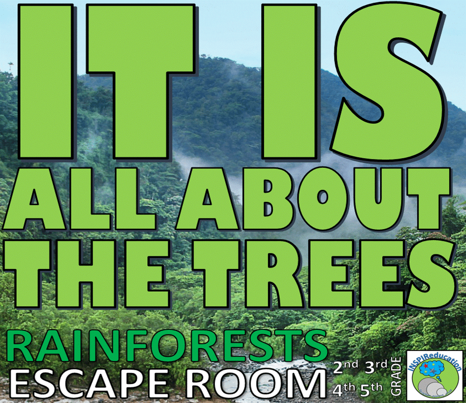 Geography ESCAPE ROOM: Rainforests - 10 Challenges, Resources, Answer ...