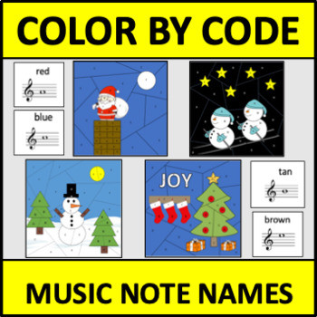 Color by Code: Music Note Names
