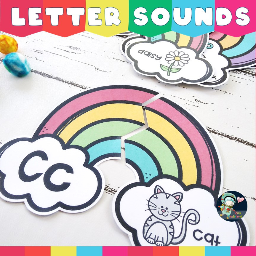 Rainbow Beginning Sounds Puzzles