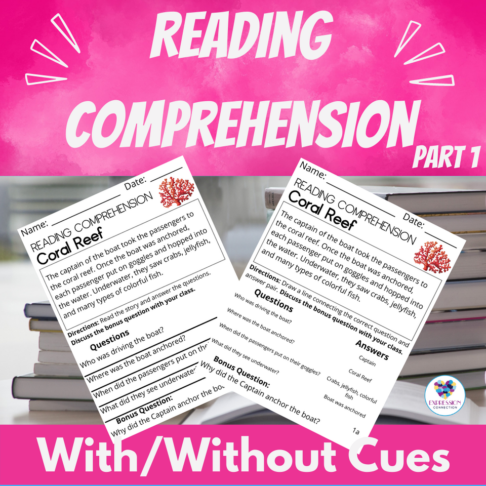 Reading Comprehension Passages 1st through 3rd Grade Part 1