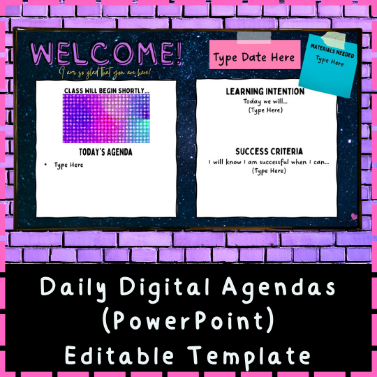 Editable Digital Daily Agendas Halloween fall Autumn Theme - Amped Up ...
