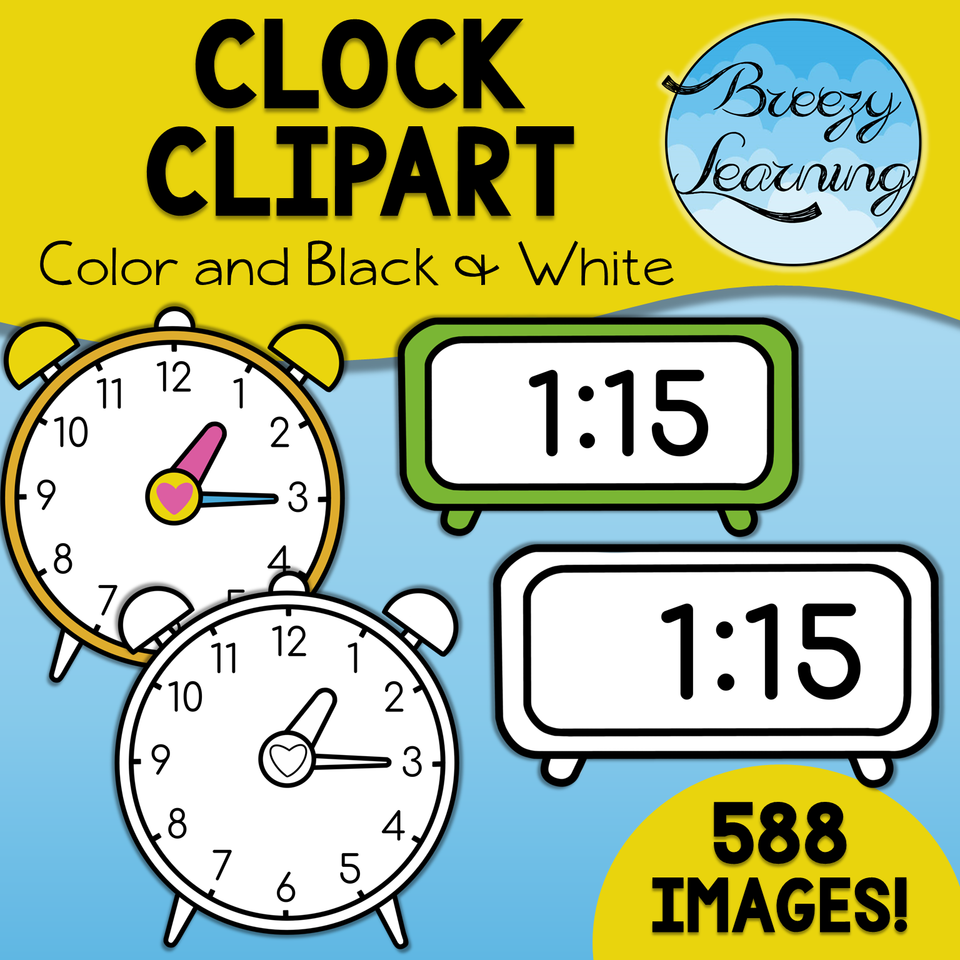Visual Timetable with Analog Clocks