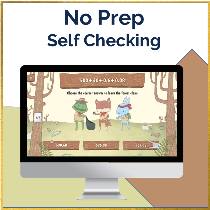 Digital Math Escape Room--Quest for the Perfect Thanksgiving Feast