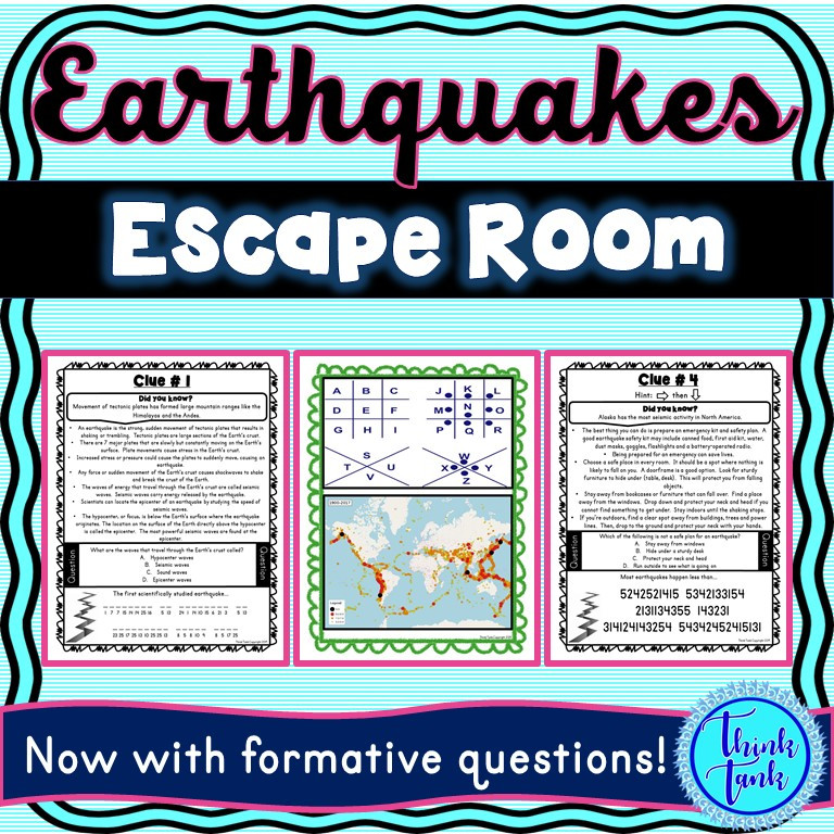 Earthquakes ESCAPE ROOM! - Amped Up Learning