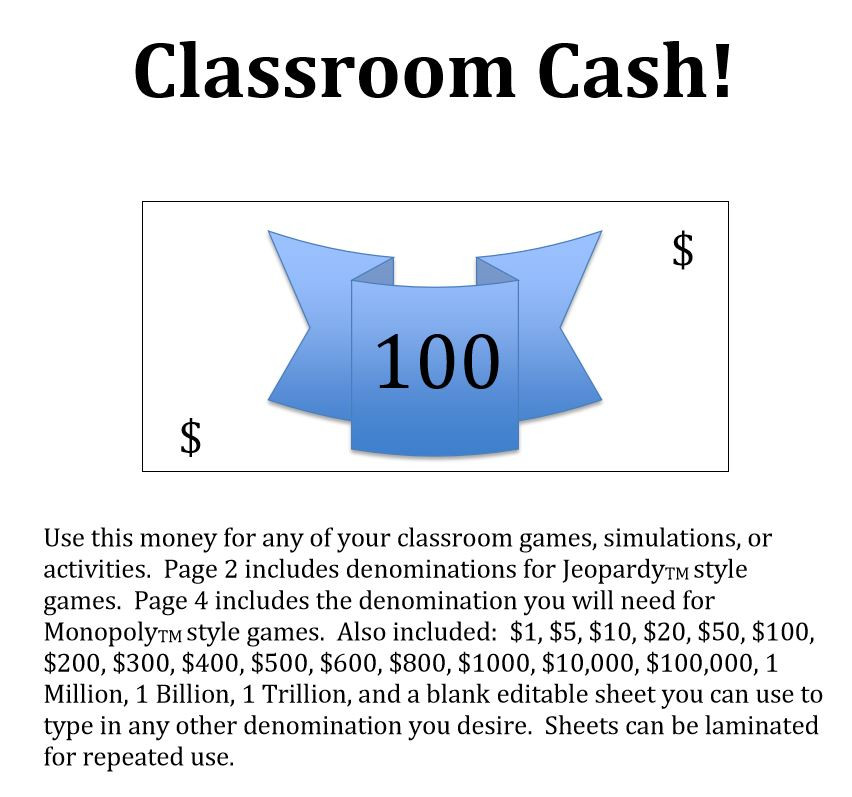 Classroom Cash - Amped Up Learning