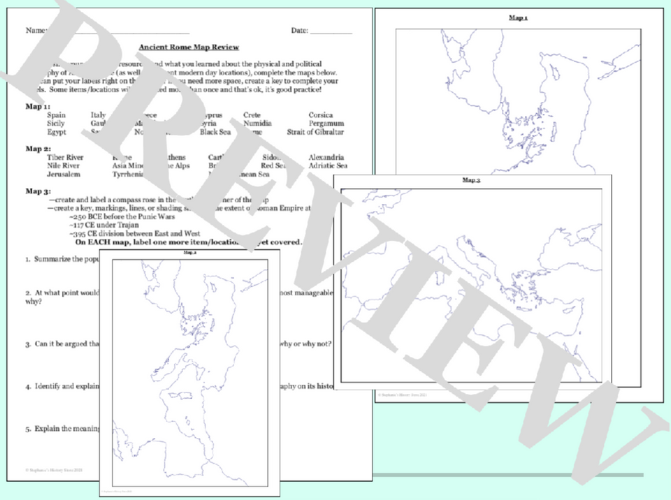 Map: Ancient Rome - Amped Up Learning