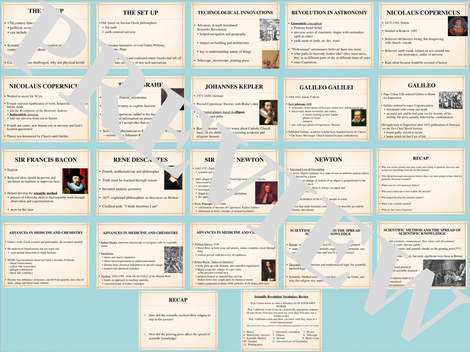 The Enlightenment and the Scientific Revolution DBQs - Amped Up Learning