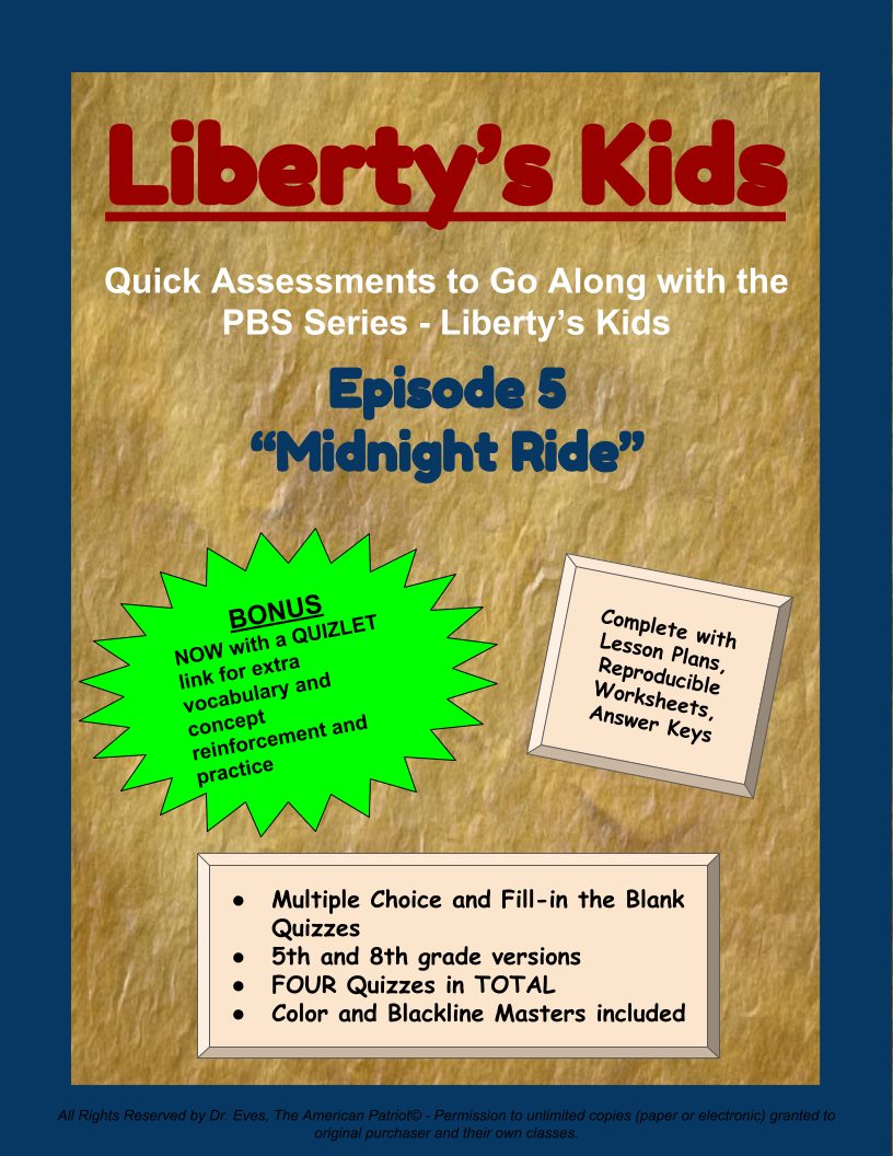 Liberty's Kids - Episode 5 - "Midnight Ride" - Amped Up Learning
