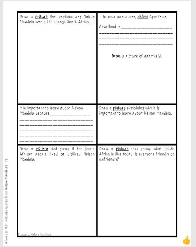 Nelson Mandela & Apartheid: Differentiated Readings and Activity ...