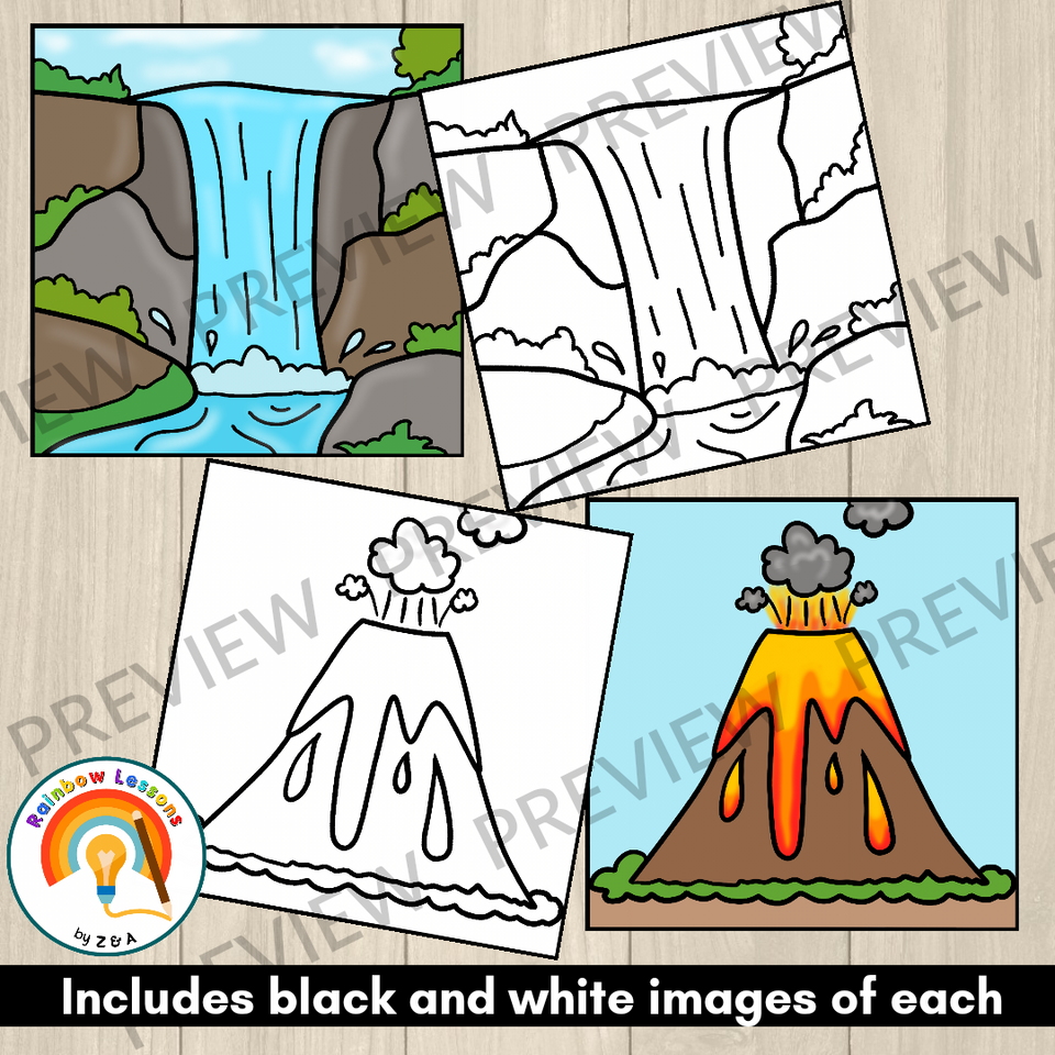 Landforms Foldable - Amped Up Learning