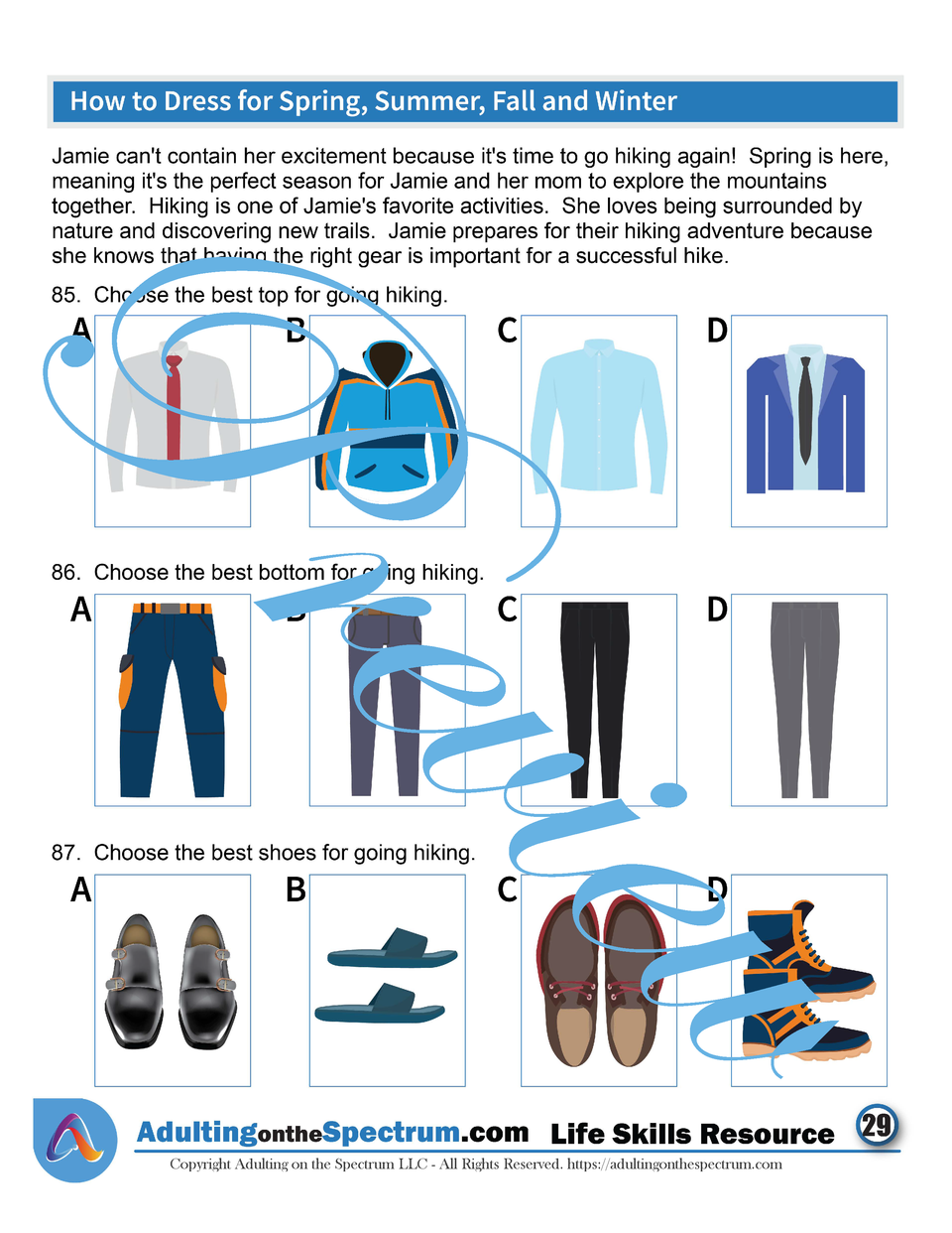 Winter clothes-Dress the girl - Amped Up Learning