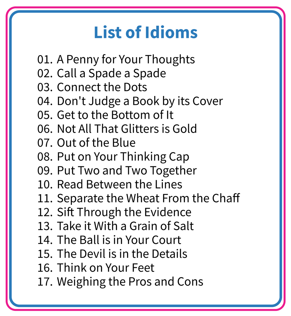 Idioms