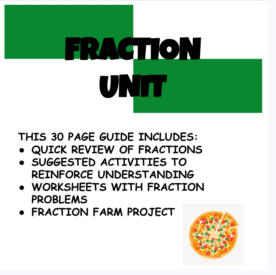 Fraction Fan Finals: 3rd Grade Unit Fraction Review
