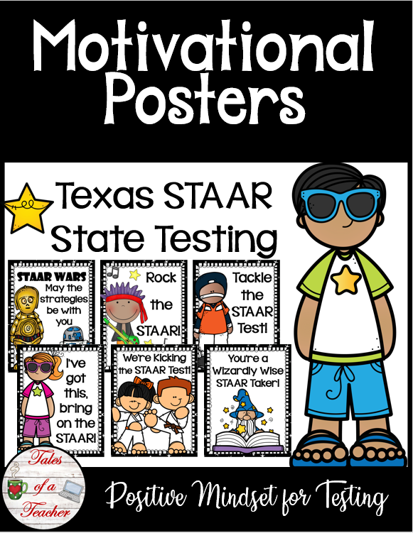 STAAR Test Motivational Posters - Amped Up Learning