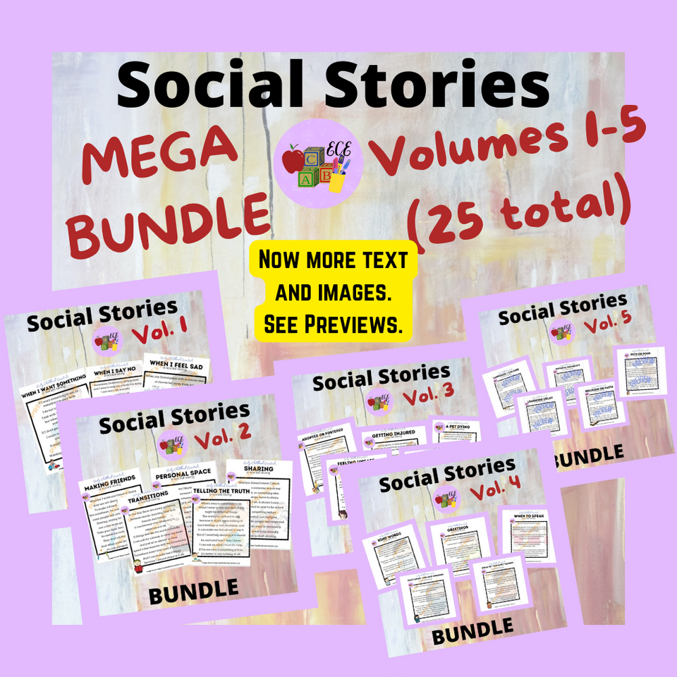 UPDATED: Social Stories *MEGA BUNDLE* (25)