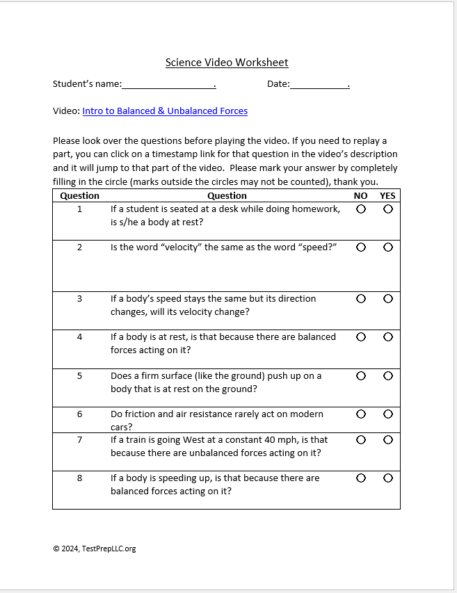 Balanced and Unbalanced Forces - Bundle - Amped Up Learning