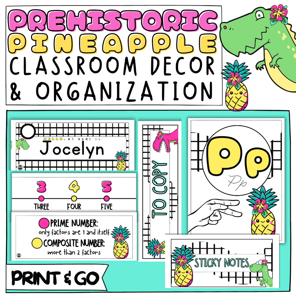 Be Sweet: Pineapple Classroom Décor