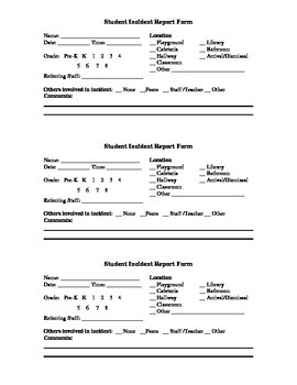 Student Data Form - Amped Up Learning