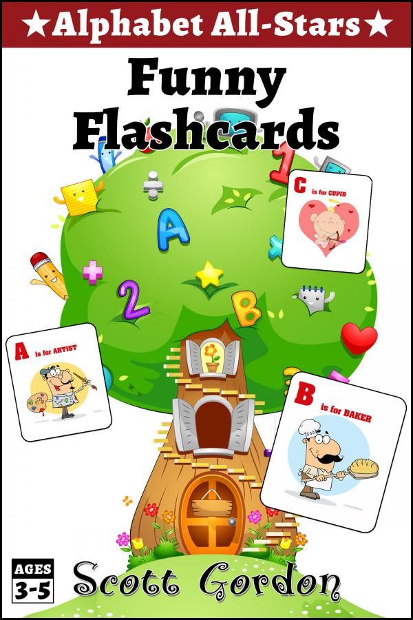 Alphabet All-Stars: Funny Flashcards - Amped Up Learning
