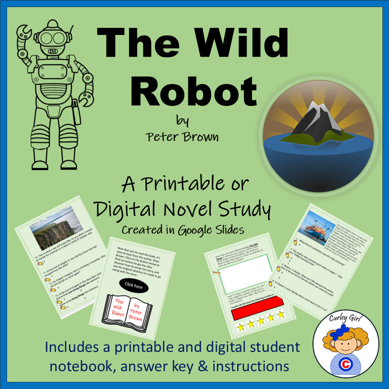 The Wild Robot Book Activities Bundle
