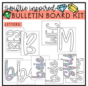 aylor Swift inspired "bejeweled" Bulletin Board Door Decoration