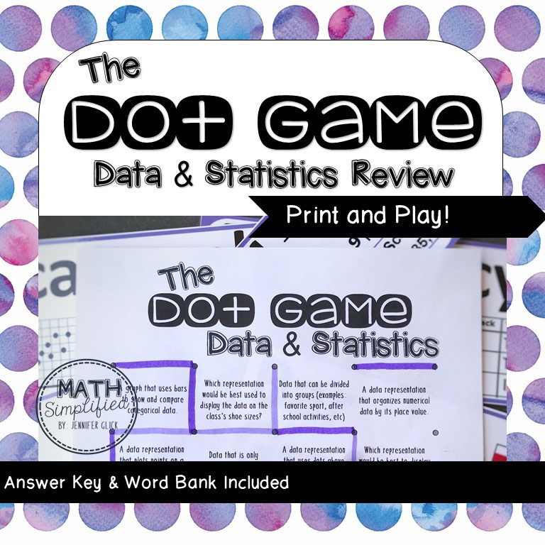 The Dot Game: Data & Statistics Review - Amped Up Learning