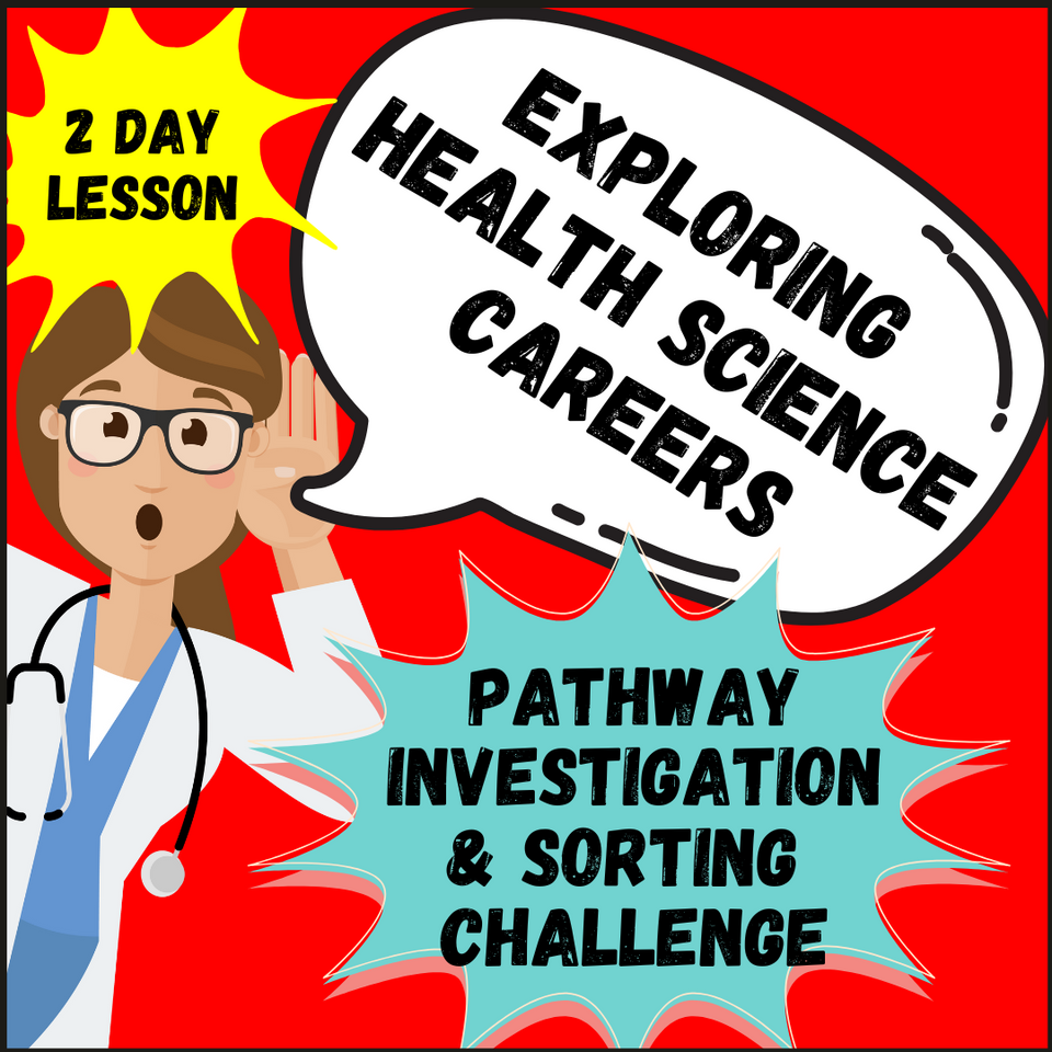 CTE Exploring Health Science Careers: Pathway Investigation & Sorting ...