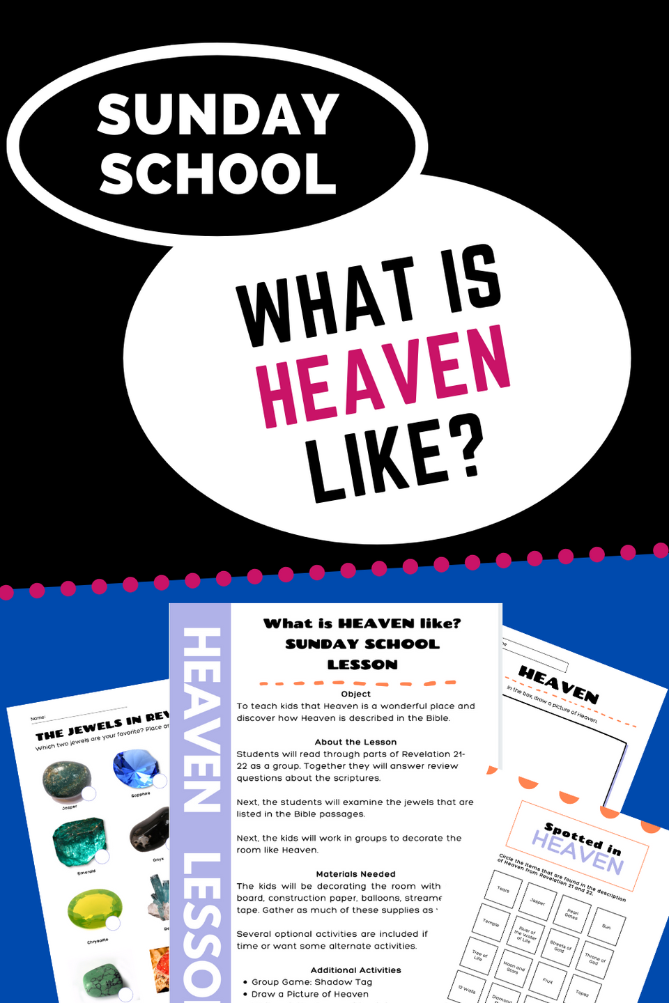 Sunday School Lesson For Kids | What is Heaven Like? - Amped Up Learning