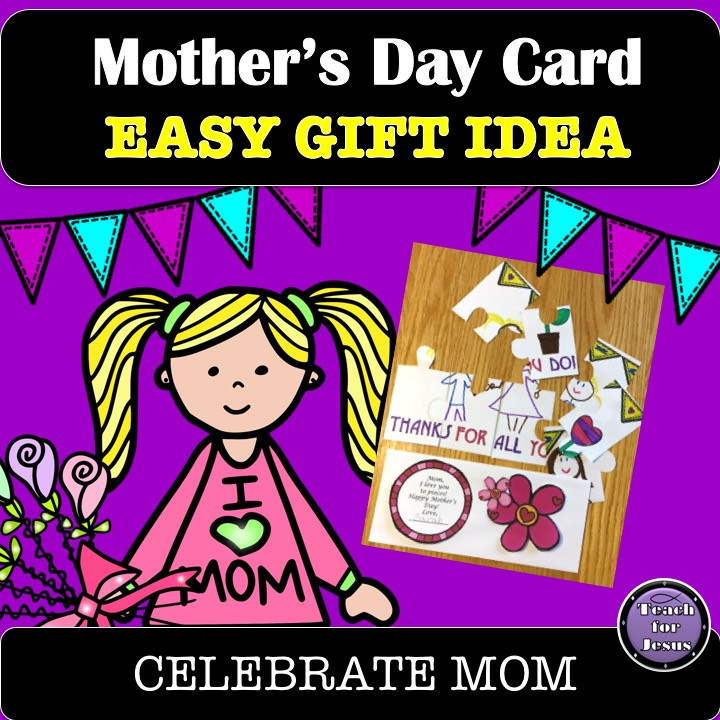 Easy Mother's Day Card and Gift - Amped Up Learning