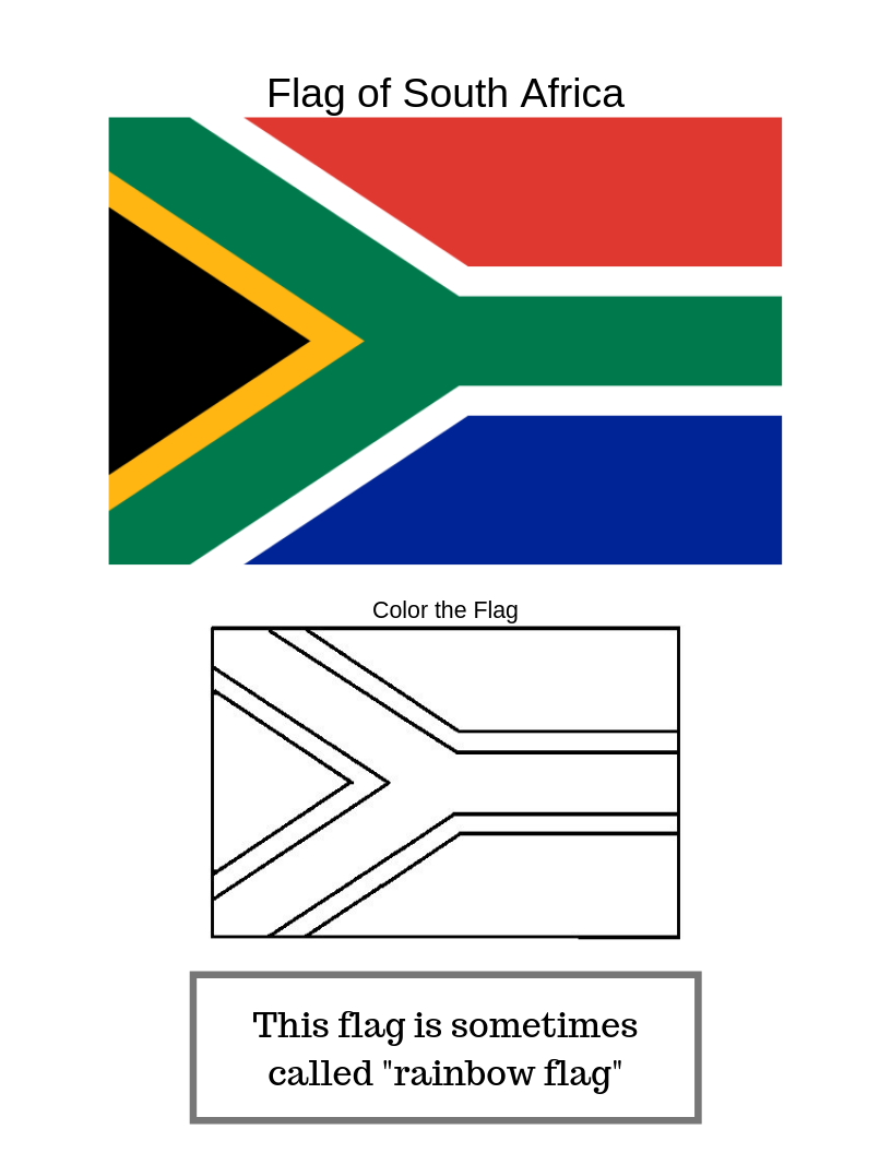 Kindergarten Social Studies Worksheet (Flags and their Countries)